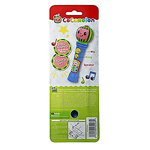 Cocomelon Toy Microphone for Kids, Musical Toy for Toddlers with Built-in Cocomelon Songs, Kids Microphone Designed For Fans of Cocomelon Toys and Gifts