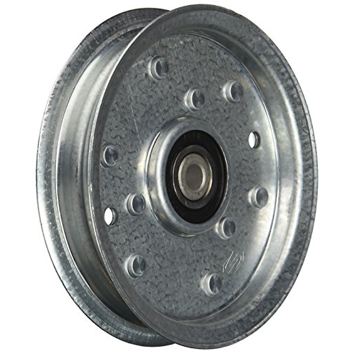 MaxPower 332511B Flat Idler Pulley for MTD, Cub Cadet, Troy-Bilt, Replaces OEM no. 956-04129, 753-08171, 756-04129, Silver