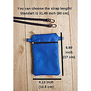 Small Neck Purse Bag Cell Phone, Mini Travel Neck Pouch Wallet, Sleeve Cellphone Case