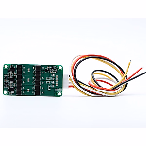 5A 3S 12V 12.6V Battery Active Equalizer BMS Balancer LFP Lifepo4 Lithium Lipo Li-ion Battery Energy Transfer Board Active Balance Equalization Module Capacitor Whole Group Balancer w/Silicone Cable