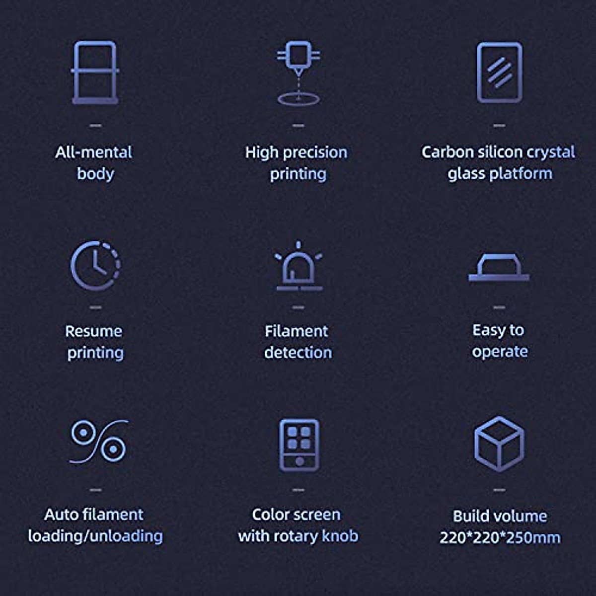 Voxelab Aquila X2 Upgrade 3D Printer Integrated Structure Design with Carborundum Glass Platform and TMC2208 32-bit Silent Mainboard, 8.66x8.66x9.84in Printing Size