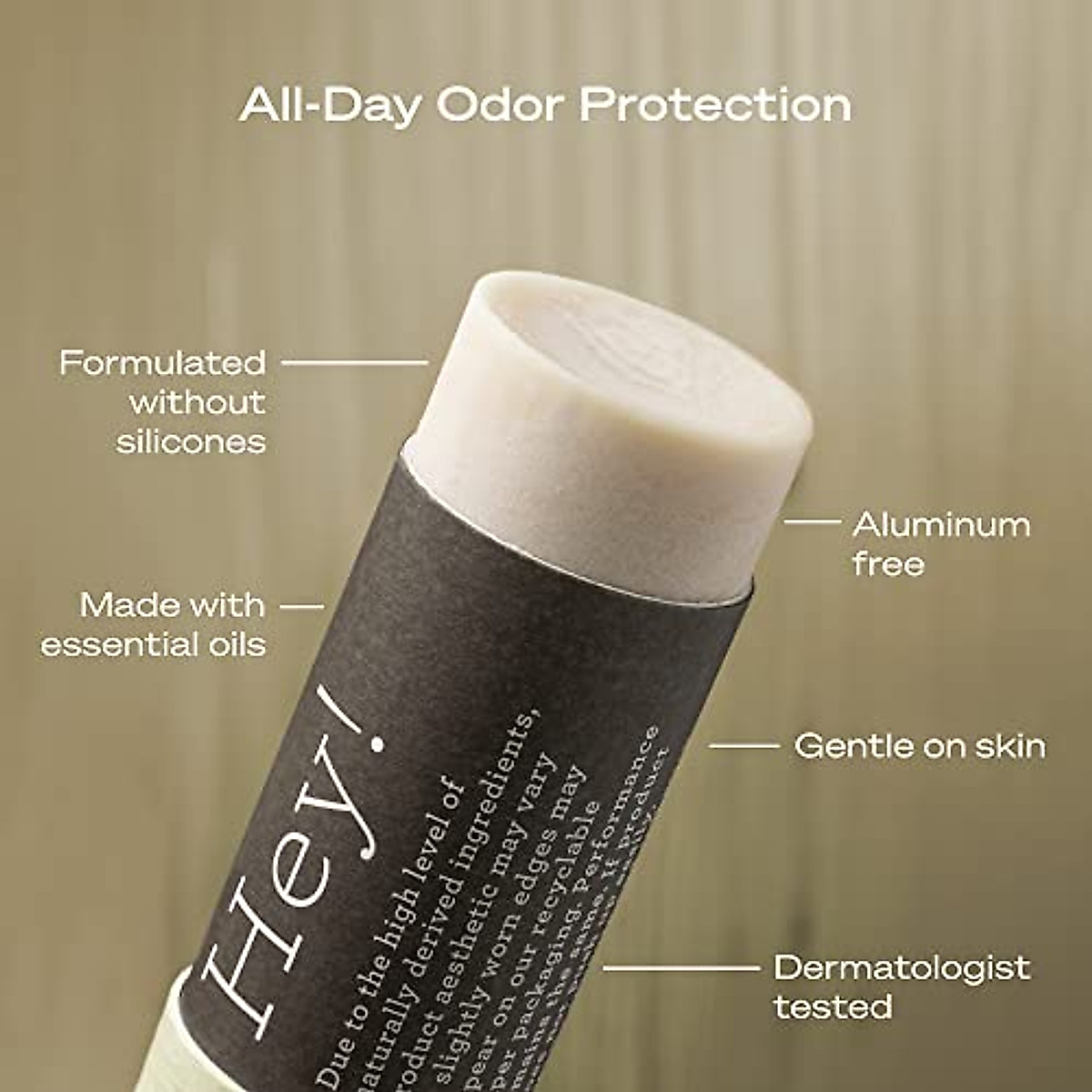 Hey Humans Lavender Vanilla Natural Vegan Deodorant & Body Wash For Women, Men & Kids - Shea Butter - Clean, Aluminum Free Deodorant & Natural Body Wash For Sensitive, Dry Skin - Bath & Spa Gift Set