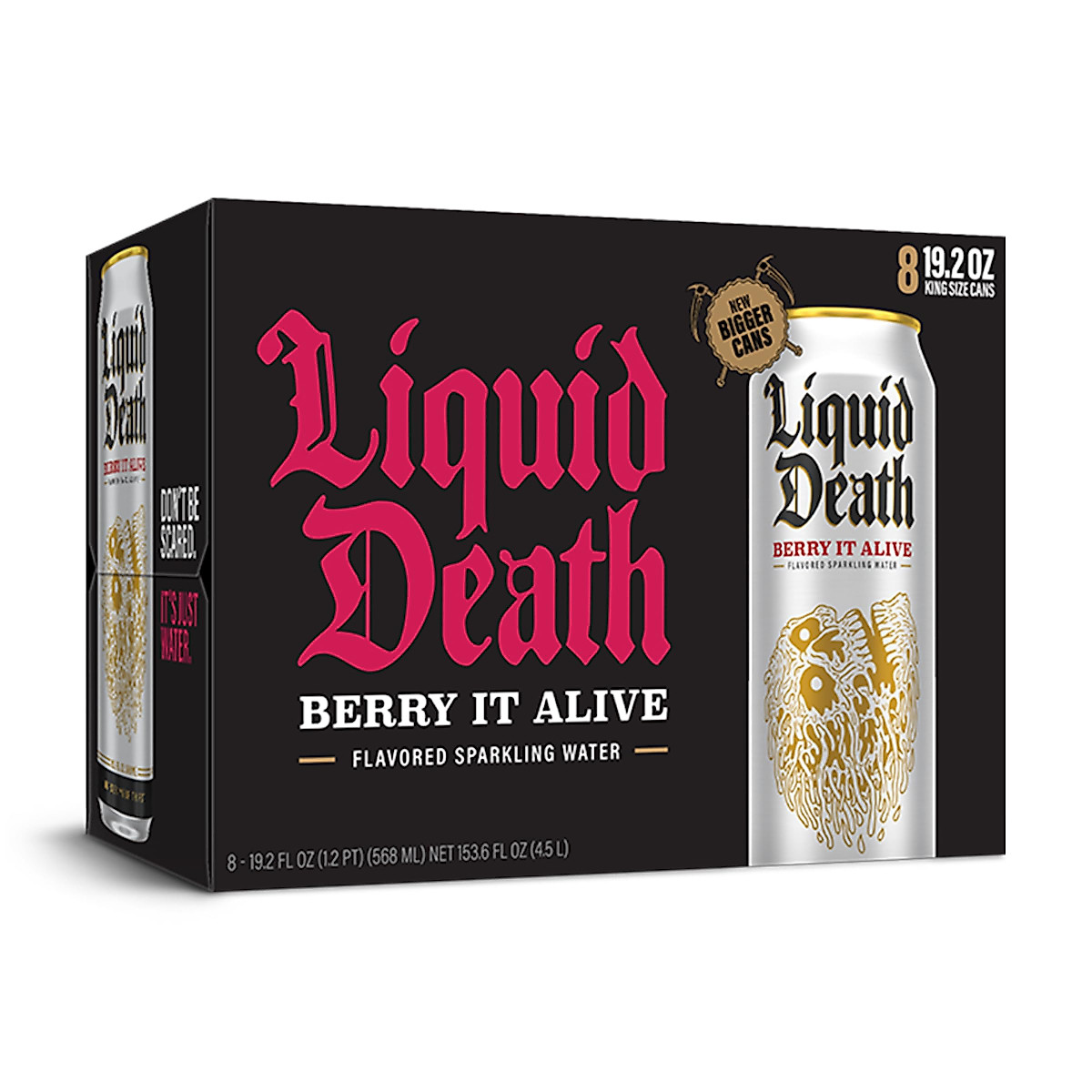 Liquid Death Lime & Berry Mixed Pack (16 x 19.2 oz Cans)
