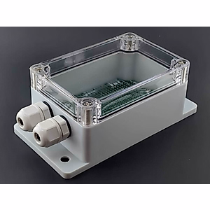 qBox DIY IOT Enclosure Kit (No SMA), IOT Enclosure for Arduino MKR Feather ESP32 Cellular LoRa WiFi Board, Waterproof IP65 Enclosure with Glands, prototyping PCB