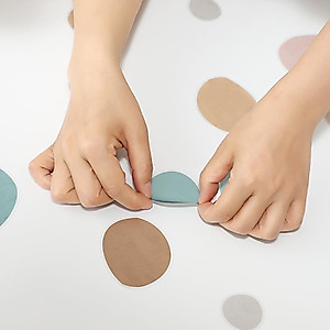 Vgaruint Irregular Polka Dots Boho Wall Stickers - Playroom Wall Decals, Kids Wall Decal, Nursery Wall Decals (Wall Deco DOT)