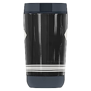 THERMOS Power Rangers Black Ranger Uniform GUARDIAN COLLECTION Stainless Steel Travel Tumbler, Vacuum insulated & Double Wall, 12 oz.