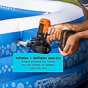 BLACK+DECKER MATRIX Inflator Attachment, High Volume for Balls, Air Mattresses and More (BDCMTHVIFF)