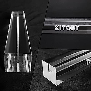 Square Cleaver Knife Block, Knife Stand/Holder especialy for Square Cleaver Knife Display or Exhibition - Elegant Transparent Acrylic, From Kitory