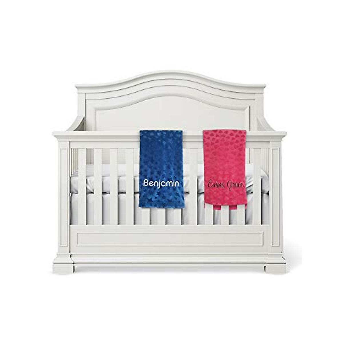 berry bebe Baby Boy Gifts, Personalized Baby Blanket for Boy, Custom Name Blankets Plush Mink Material with Star Design, Blue and Gray