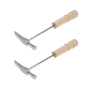 2pcs Kalimba Tuning Hammer Thumb Piano Finger Piano Metal Tools Instrument Accessory 6.18" Length