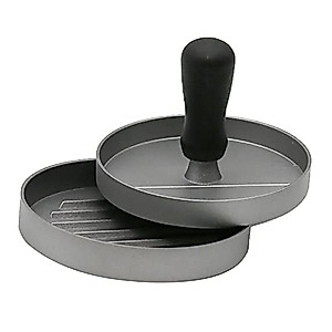 Thymart Metal Hamburger Press Burger - Ideal for Making Formed Meat, Fish or Vegetable Burgrs- Non-Stick Burger Press Hamburger Patty Maker