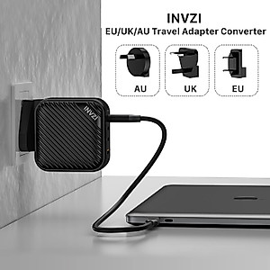 [Bundle] INVZI 67w GaN USB-C Charger and International Universal Travel Adapter Converter with UK, EU, AU Adapter