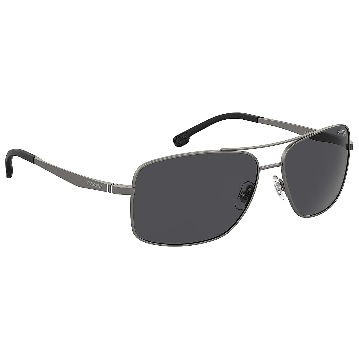Carrera Casual Polarized Square Sunglasses, Rutenio Scuro Opaco, 60