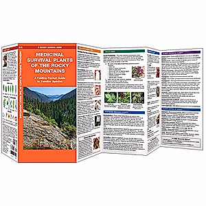 Medicinal Survival Plants of the Rocky Mountains: A Folding Pocket Guide to Familiar Species (Outdoor Recreation and Survival)