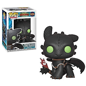 POP Funko How to Train Your Dragon 3: The Hidden World - Toothless Vinyl Figure (Includes Compatible Box Protector Case)