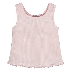 Gerber Baby Girls' Toddler 3-Pack Racer Back Tank Tops, Pink Floral, 18 Months