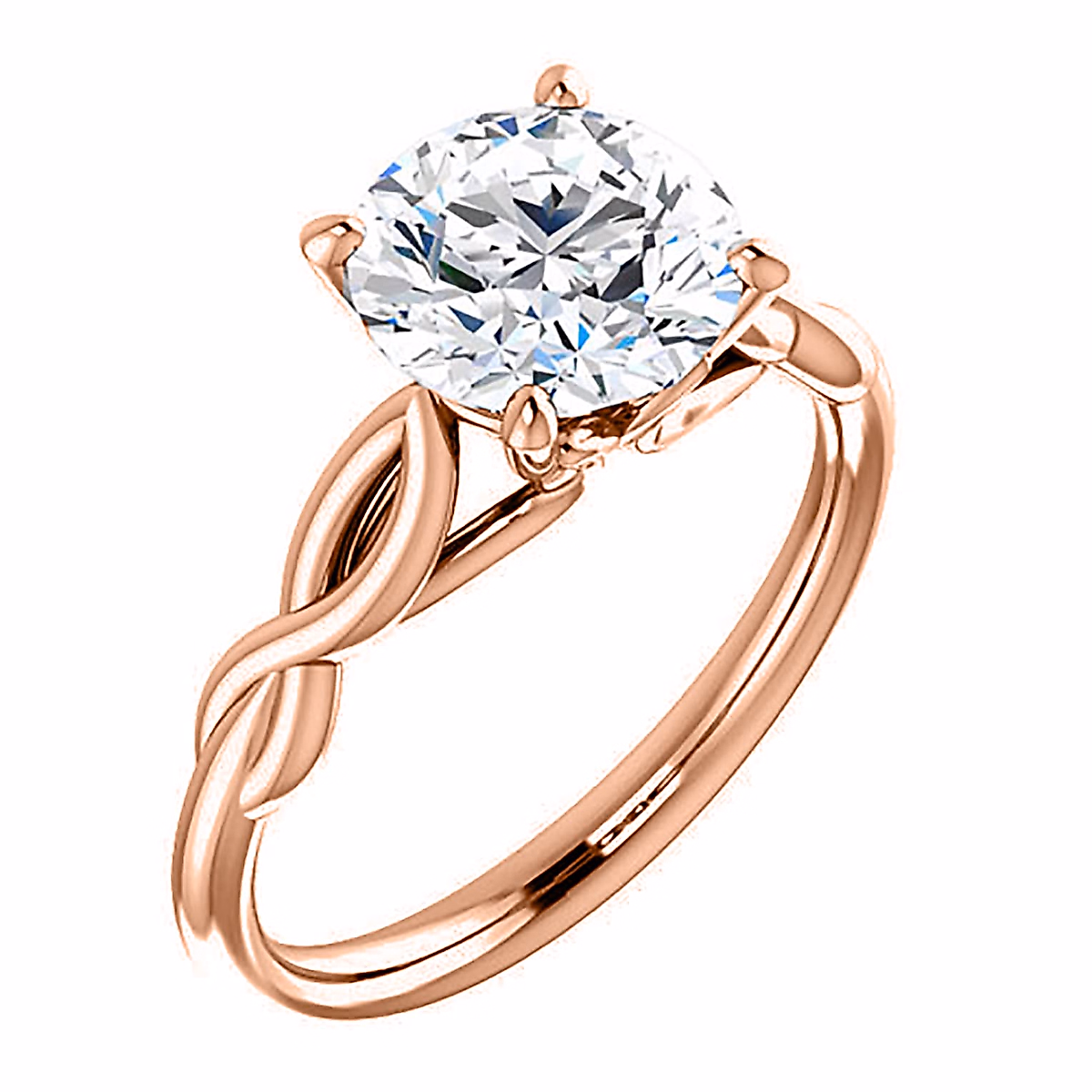 SISGEM 10K 14K 18K Solid Gold Engagement Rings for Women,Set 1/2/3 carat Round Cut Moissanite Rings Bridal Wedding Engagement Anniversary Promise Bands with Engraved Name (18K Gold)