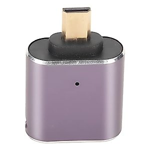 VINGVO Micro HD to HD Converter, Aluminum Alloy Female HD to Micro HD Adapter, Wide Applicability, Support 8K for Computers for Monitors