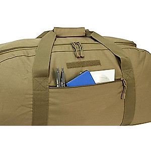 Mercury Tactical Gear Code Alpha Giant Convertible Duffel Bag with Backpack Straps, Basic, Coyote Brown, One Size