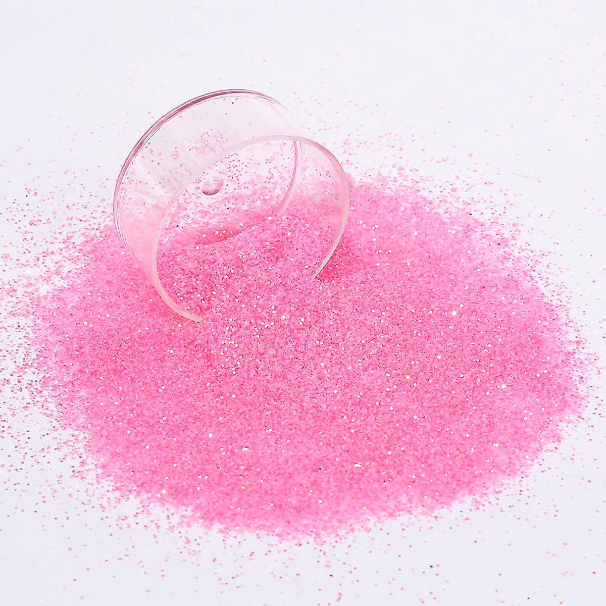 Extra Fine Glitter Powder for Craft, 24 Colors Holographic Cosmetic Laser Glitter for Nail Body Eye Hair Face Lip Gloss, Iridescent Glitter Powder for Tumbler and Makeup (24 Fine)