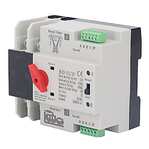 2P Dual Power Automatic Transfer Switch Generator Changeover Switch AC110V 63A Automatic Transfer Switch Generator Automatic Transfer Switch Whole House Transfer Switch
