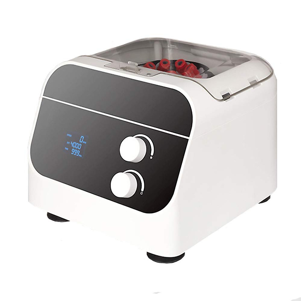 Centrifuge Machine，with Digital Display Timing Bench-top Centrifuge for Lab 4000r/min，110V，US Plug，8 x 20ml