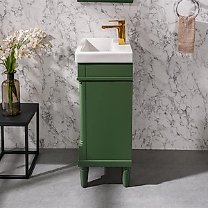 Legion Furniture 18-inch Vogue Green Sink Vanity