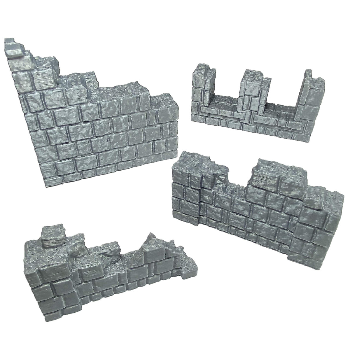 Extruded Gaming Wall Ruins Set 2