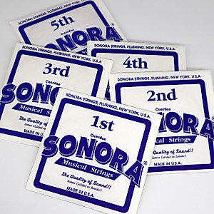 Made In USA, Sonora Strings SN75 G Bajo Quinto Phosphor Bronze Wound Ball End, The Quality of Sound