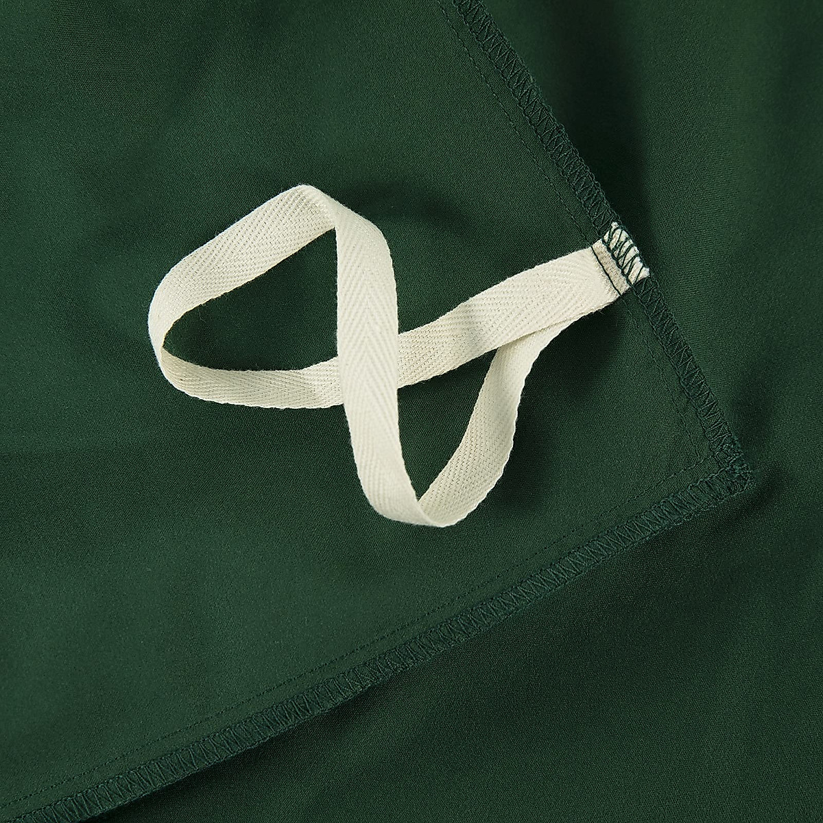 3 Pieces Bedding Duvet Cover Set, Pinch Pleated King Duvet Cover, Pintuck Comforter Quilt Cover with 2 Pillow Shams-King-104 X 90 inches-Green