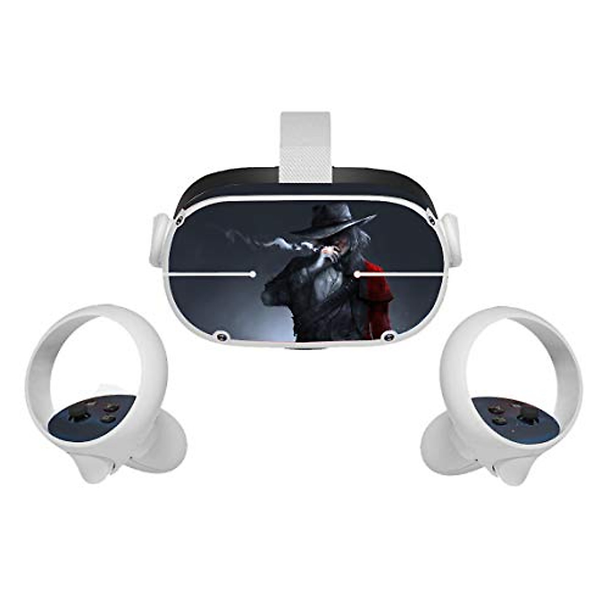 Cowboy Gun Vinyl Skin Sticker Decal Cover for Oculus Quest II Headset and Controllers