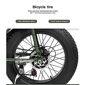 Bezior Electric Bike XF001 for Adults, 20" x 4.0 Fat Tire Electric Bicycle, UL Certified 1000w Motor 48V 12.5Ah Removable Lithium Battery, 28MPH Snow Beach Mountain E-Bike 7 Speed Gear Ebikes