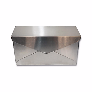 NACH Mailboxes for Outside Wall Mount, 12.5 x 5 x 10 inch, Stainless Steel Mail Box Wall Mounted, Waterproof Mailbox for Door - The Modern Envelope Mailbox