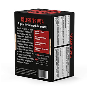 Strong Living The Killer Trivia Game - The Best Murder Mystery Party Game