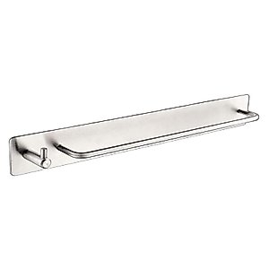 Towel Racks Towel Holder Rails Towel Rack, 304 Stainless Steel Non-perforated Kitchen Towel Bar Single Lever Hook Bathroom Towel Bar Toilet Bath Towel Rack
