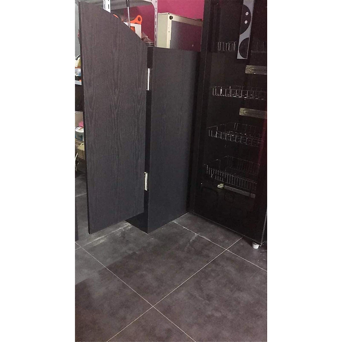 Yancorp Matte Black Contact Paper Black Wallpaper Peel and Stick for Countertops Removable Wallpaper for Cabinets Desk Wrap Self-Adhesive Stick on Wallpaper Kitchen Bathroom