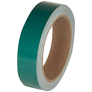 INCOM Manufacturing: RST110 Engineer Grade High Visibility Reflective Adhesive Tape, 1 inch x 30 ft., Green – indoor / outdoor on railings, trailers, post