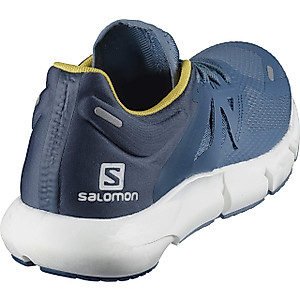 Salomon PREDICT2 Running Shoes for Men, Copen Blue/Dark Denim/Sulphur, 10.5