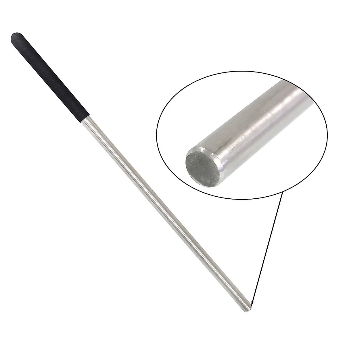 Zadery 1 Pair Torsion Spring Winding Rods with Non-Slip Handle, 16 Inch Length Winding Bars for Adjusting or Replacing Garage Door Torsion Springs, 1/2 inch Diameter Round Steel Rods