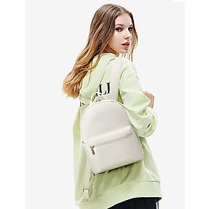 LOVEVOOK Mini Backpack for Women Light Weight Small Waterproof fashion Backpack Purses Daily Backpack Beige