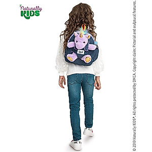 Naturally KIDS Purple Unicorn Toys for Girls Age 4-6, Gifts for 5 Year Old Girls, Gifts for 4 Year Old Girl, 4 Year Old Girl Birthday Gift, Toddler Unicorn Backpack