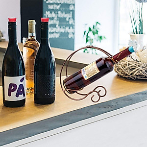 HG HGROPE Silicone Reusable Wine Beverage Bottle Stoppers, Blue