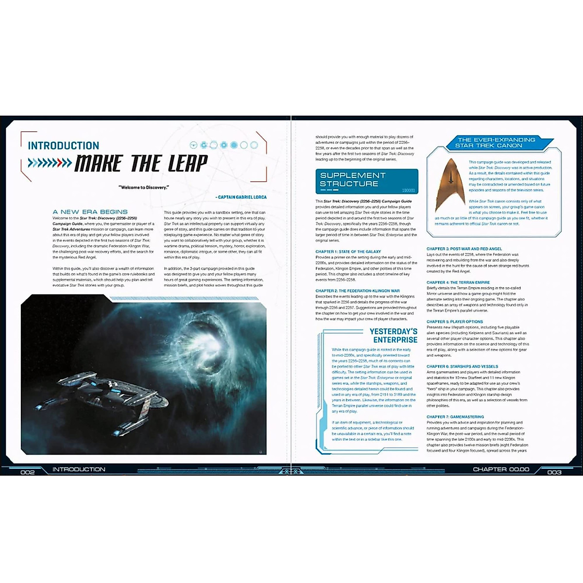 Impressions Star Trek Adventures: Discovery Campaign Guide (2256-2258), RPG Hardcover Book Medium