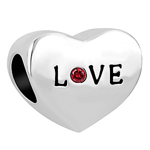 Pandöra Autism Awareness Puzzle Piece Heart Charm Beads For Charm Bracelets