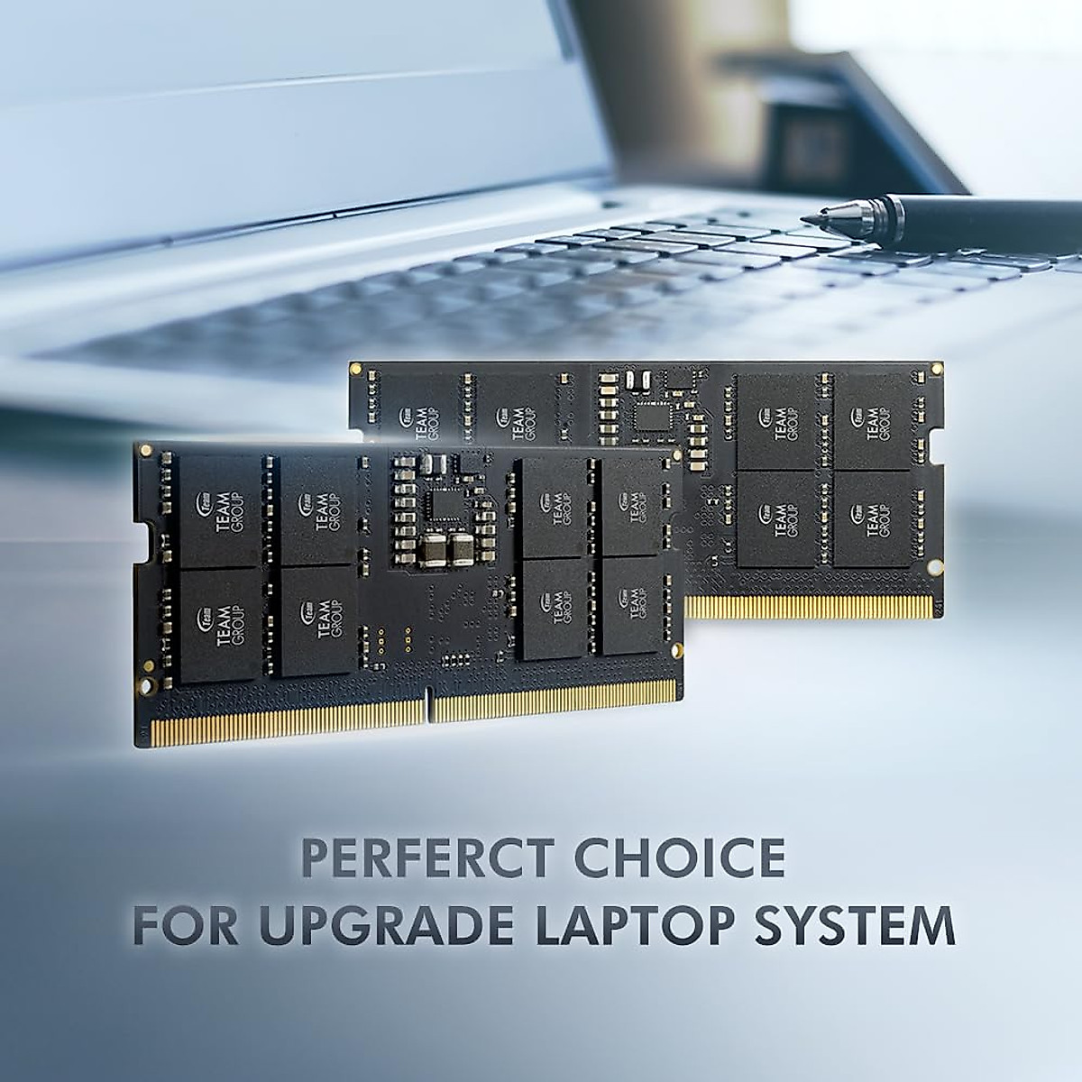 TEAMGROUP Elite SODIMM DDR5 16GB 5600Mhz (PC5-44800) CL46 Non-ECC Unbuffered 1.1V 1Rx8 Single Rank 262 Pin Laptop Memory Module Ram - TED516G5600C46A-S01