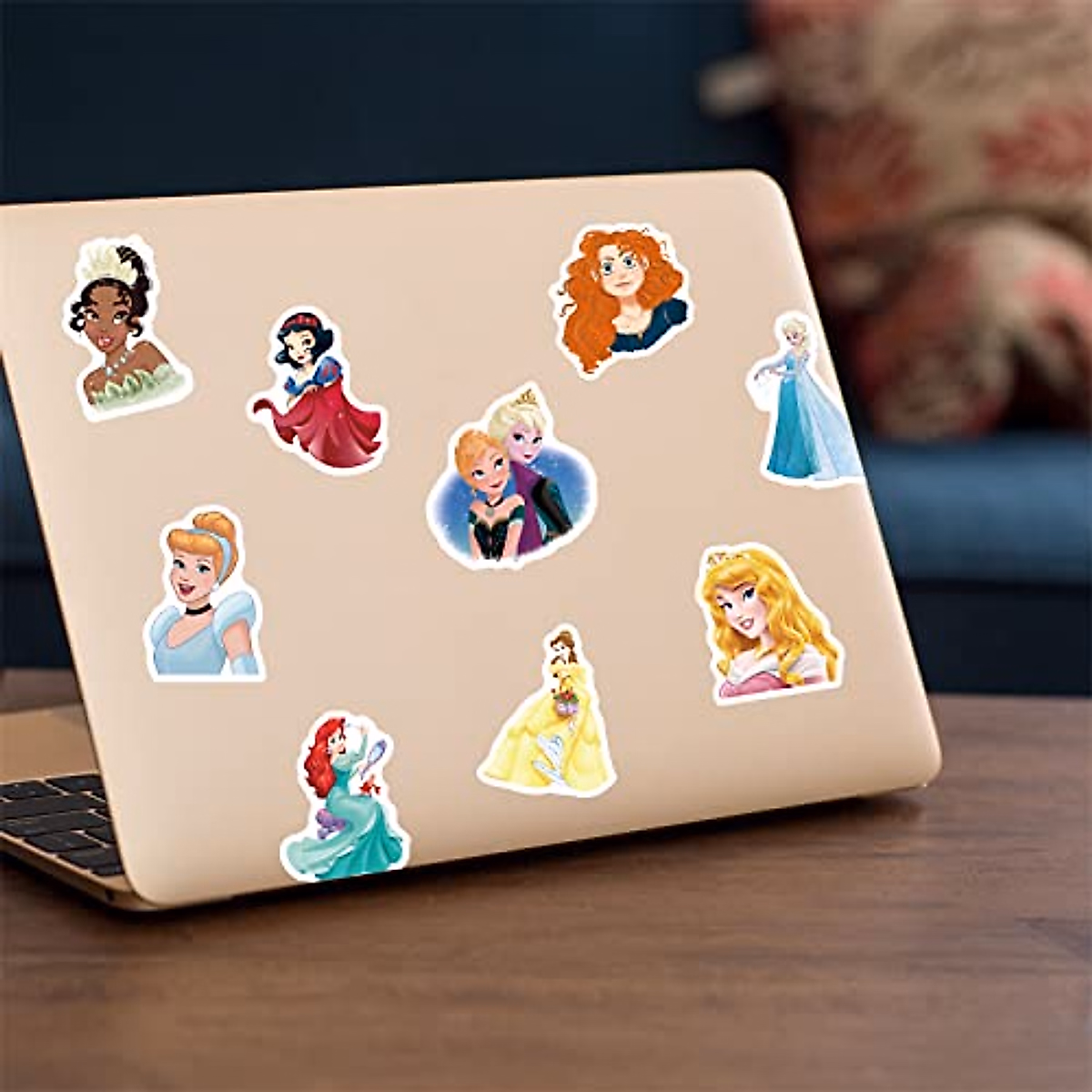 Cute Princess Stickers Pack 100PCS, Kawaii Stickers for Water Bottles Laptop Phone Glueewee Vinyl Waterproof Stickers Gifts for Kids Girls Teens Adults