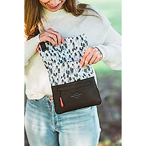 Sherpani Pica, Small Crossbody Purse, Nylon Crossbody Bag, Lightweight Cross Body Bag, Shoulder Bag, Purses for Women, Travel Bag, RFID Protection (Tree Hugger)