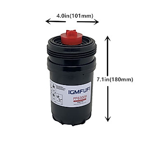 IGMFUFI FF63009 Fuel Filter for Diesel Engines Replaces 5303743,FF63009 Element for FH22168