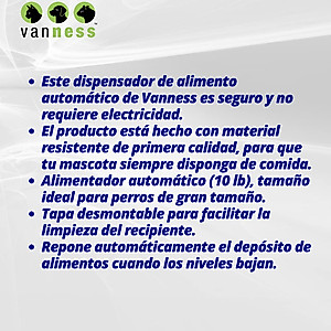 Van Ness Large Auto Feeder, 10-Pound