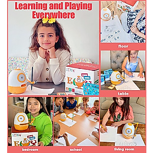 Preschool Learning Toys for Kids Ages 3 4 5-7,Home School Educational Smart Robot for Girls & Boys, STEM/STEAM Activity for Kindergarten, Teach Helper with Number Letter Count Math English Spell Words